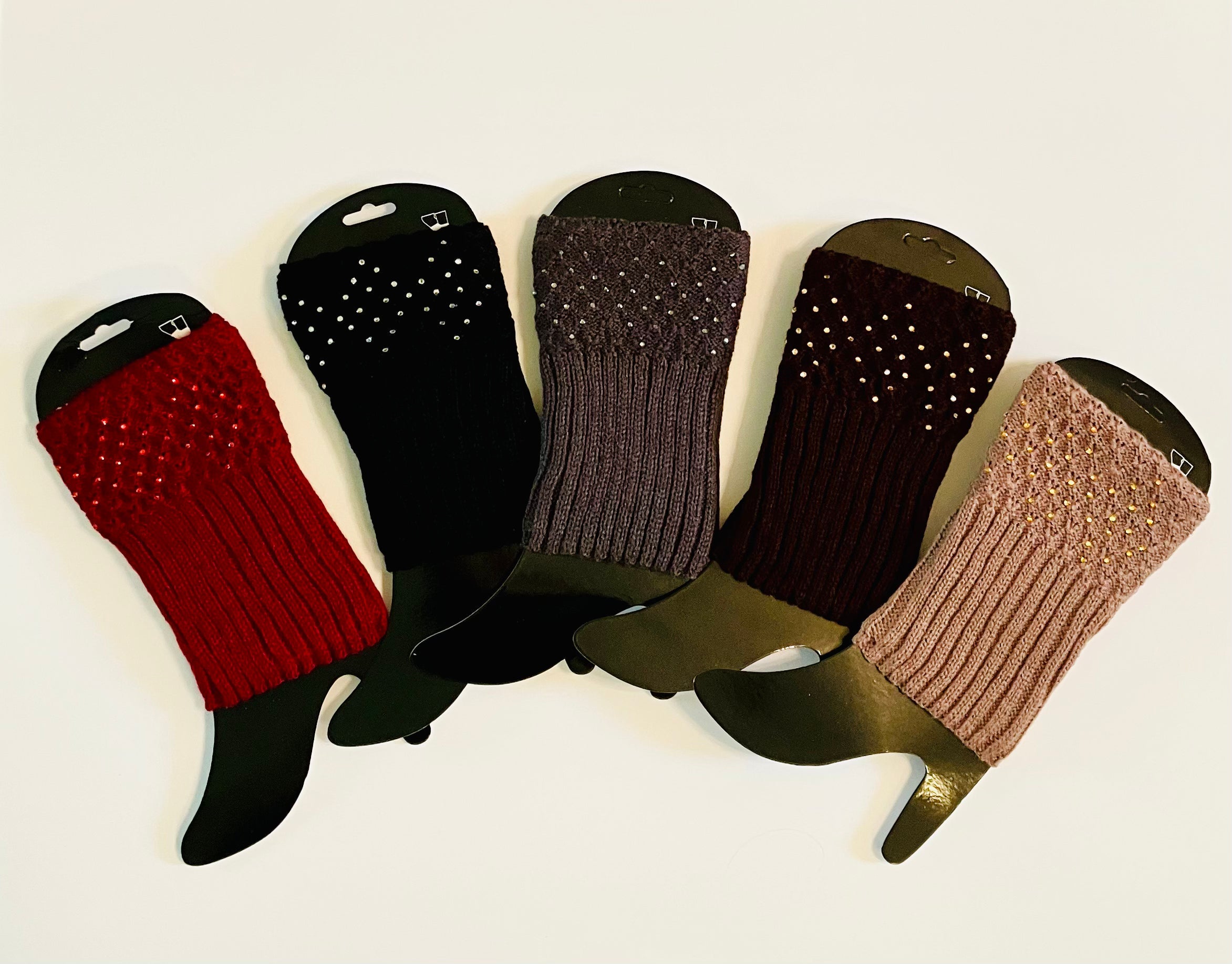 Womens Diamond Rhinestone Leg Warmers | Boot Cuff Topper – MomMe and More